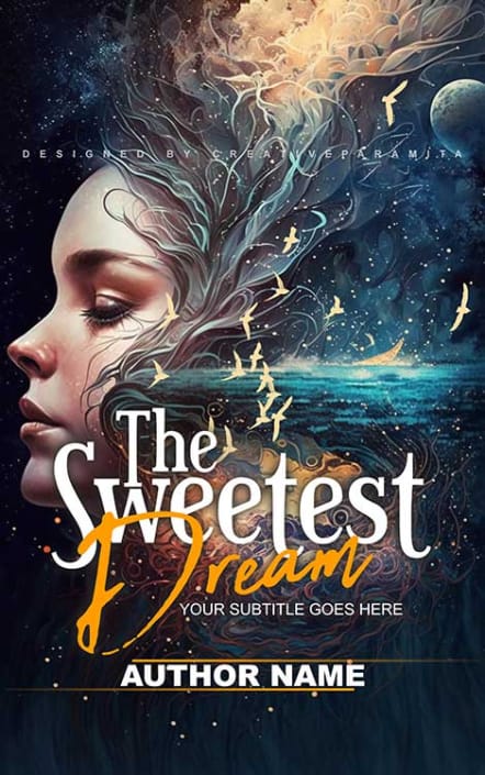 The sweetest dream Premade book cover