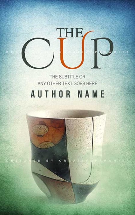 The cup Premade book cover
