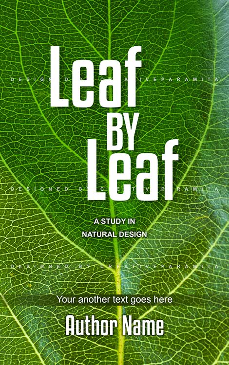 Leaf by Leaf Premade book cover